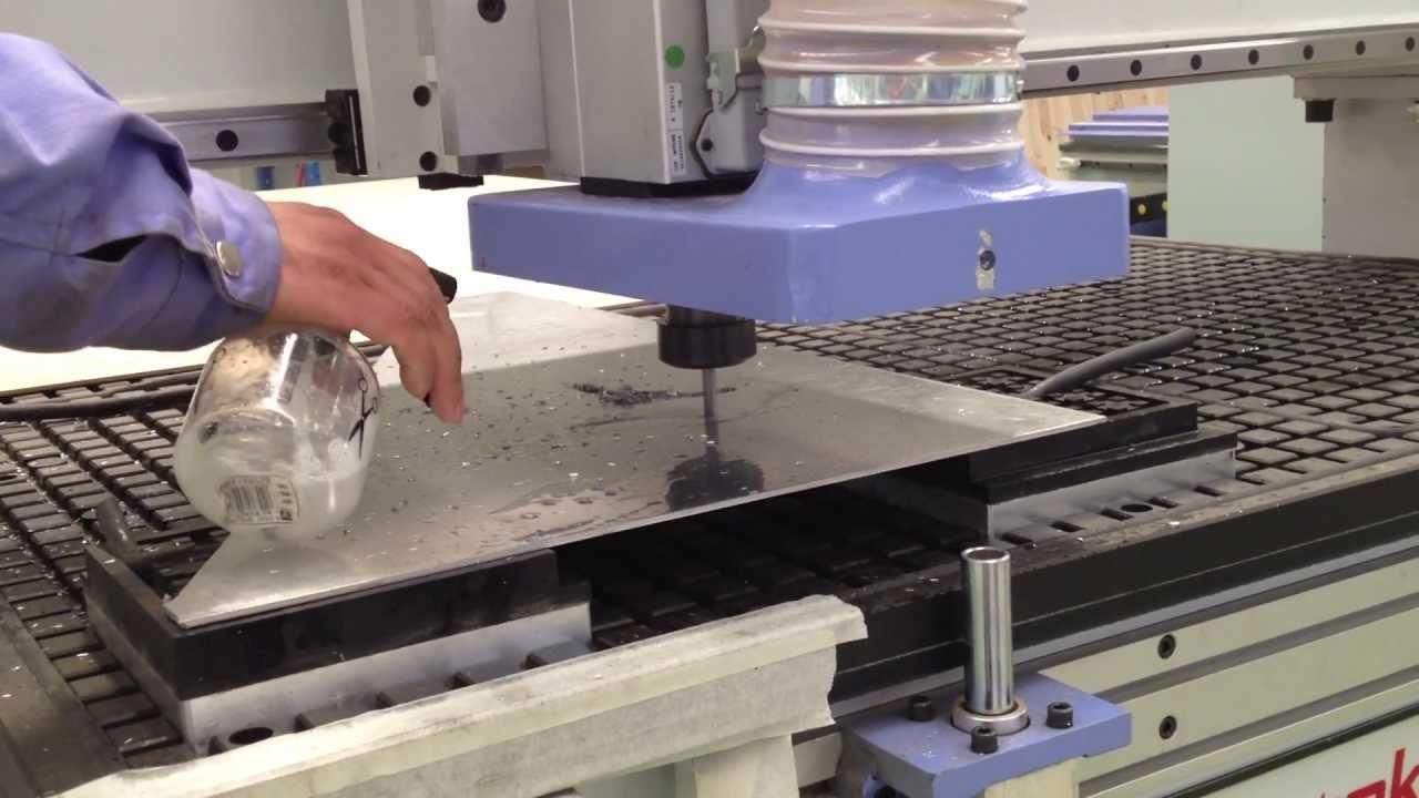 CNC router cut aluminum, China cnc router - YouTube