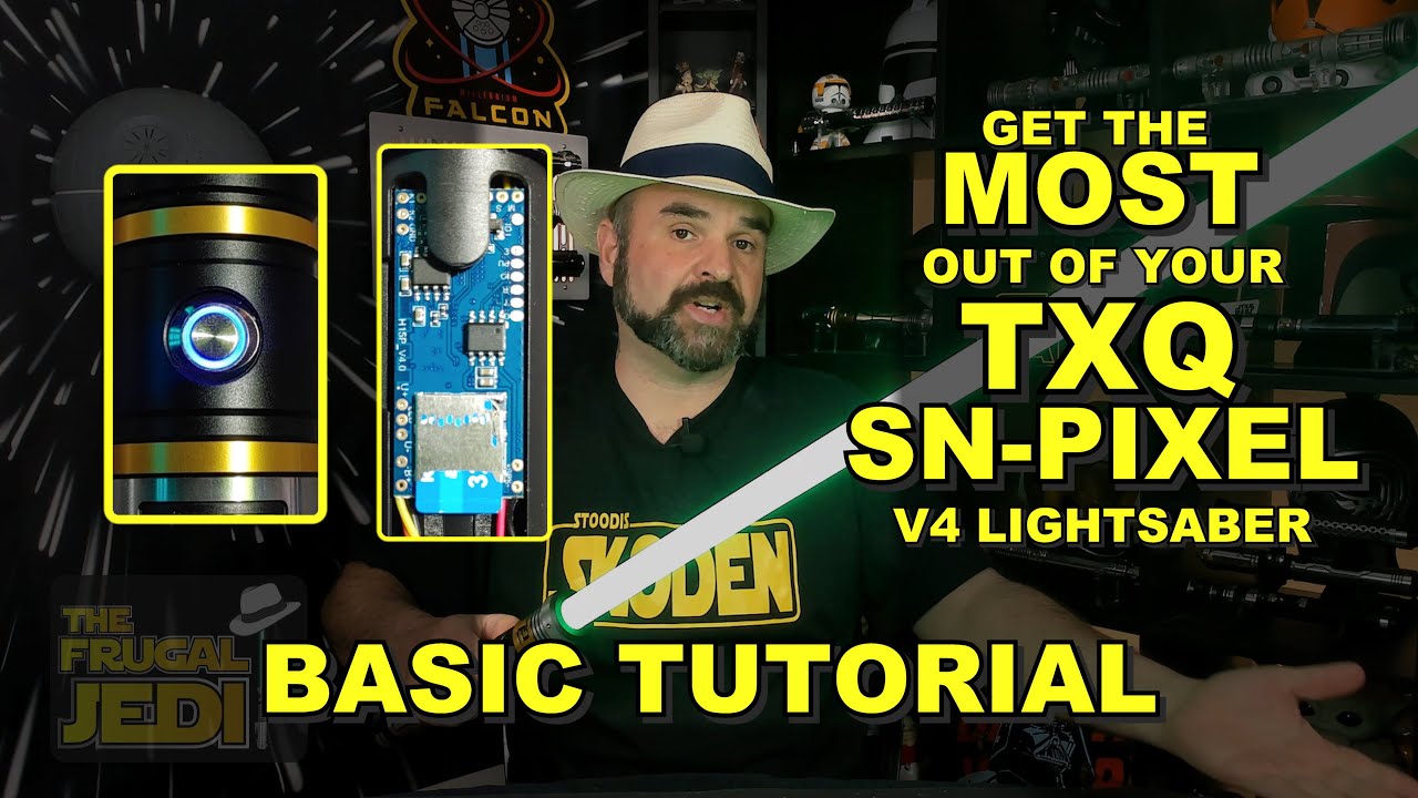 Lightsaber Basic Tutorial for TXQ SN-PIXEL V4 Core (Single Button) - YouTube