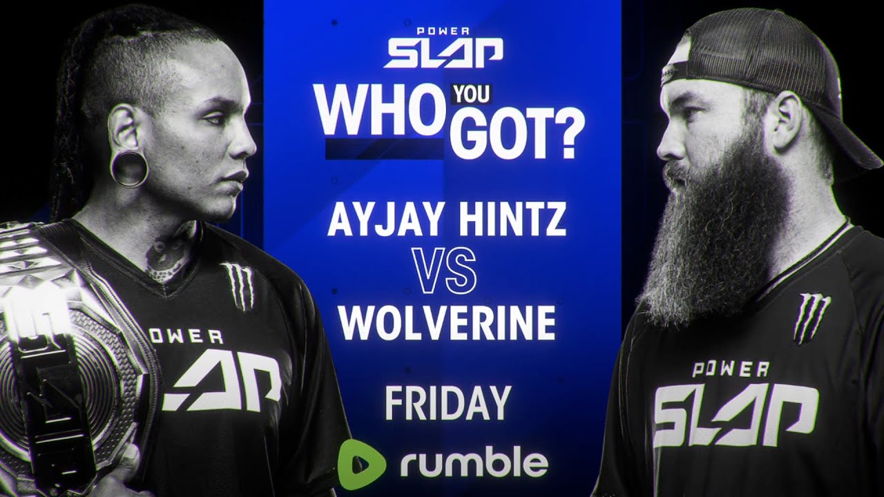 Power Slap 3: AyJay Hintz vs Wolverine | Who You Got? - YouTube