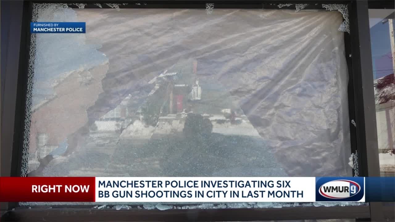Manchester police investigate 6 BB gun shootings in city - YouTube