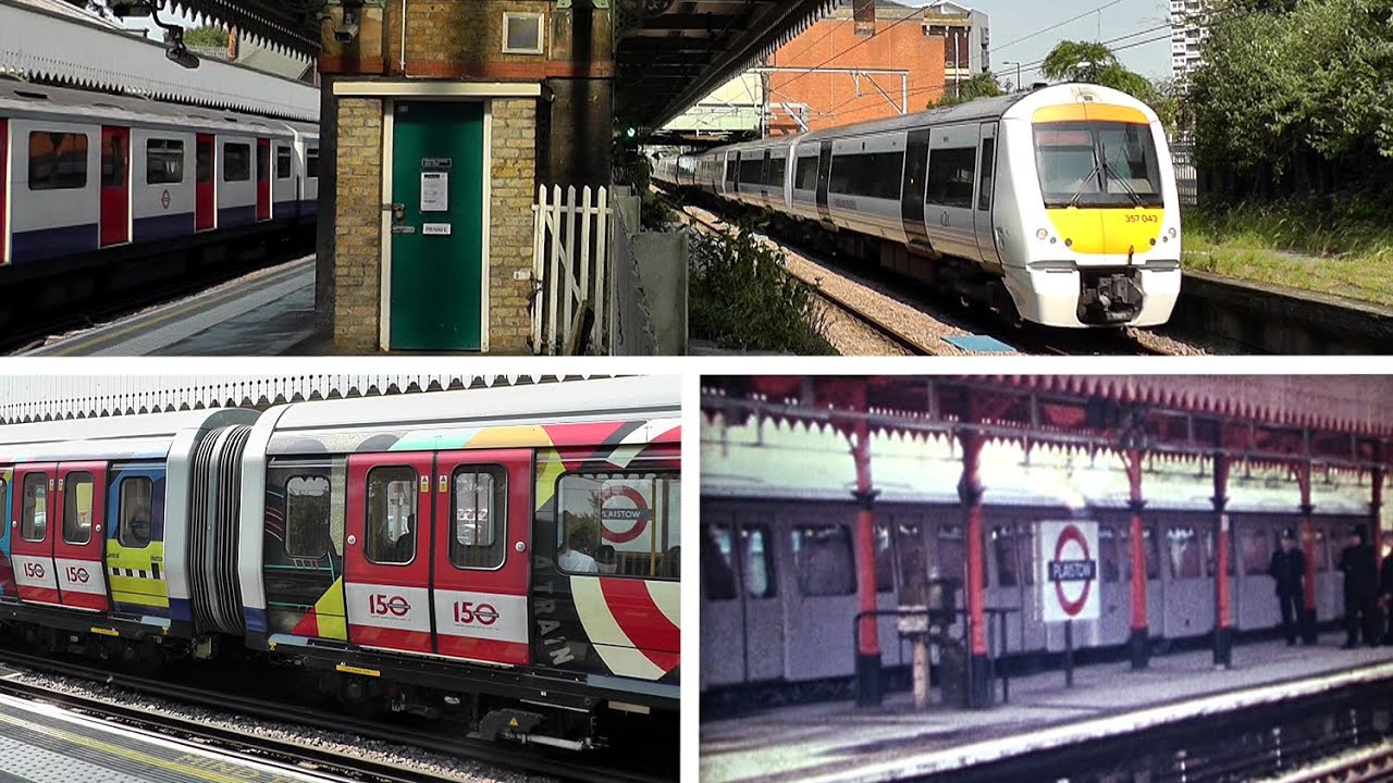Plaistow Railway station, London 1980s / 2010s Contrasts - YouTube