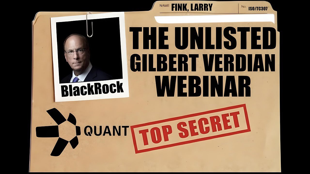 💣💥QUANT QNT - BLACKROCK CHOOSES QUANT?! THE UNLISTED GILBERT VERDIAN ...