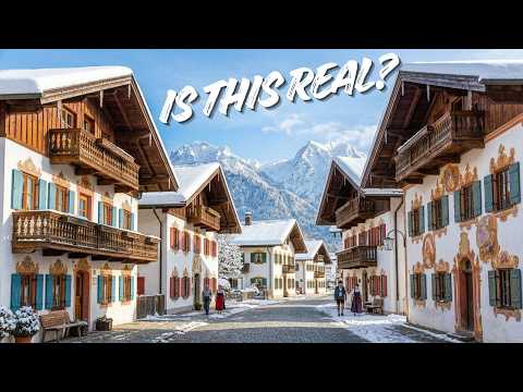 🇩🇪 Bu Gizli Bavyera Köyü Gerçek Dışı | Unterammergau