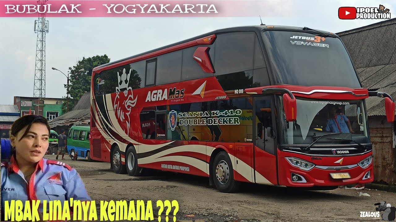 NAIK BUS DOUBLE DECKER DRIVER WANITA || Trip Naik Bus Terbaru Agra Mas ...