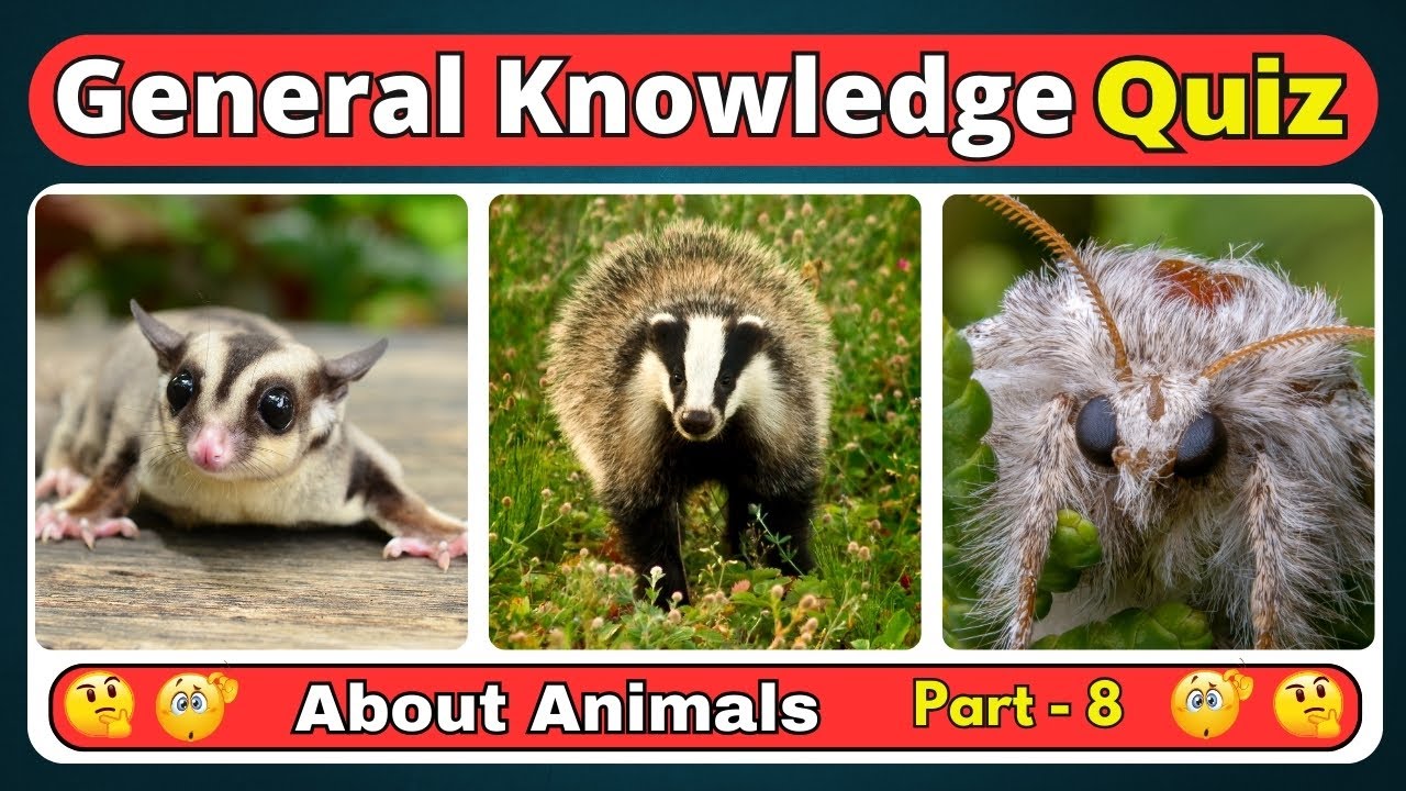 How Well Do You Know Animals? 10 General Knowledge Quizzes (Part 8 ...