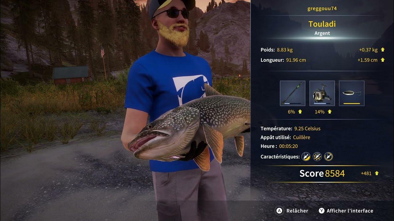 call of the wild the angler defi peche d'emerald lake plateau argent 1 touladi - YouTube
