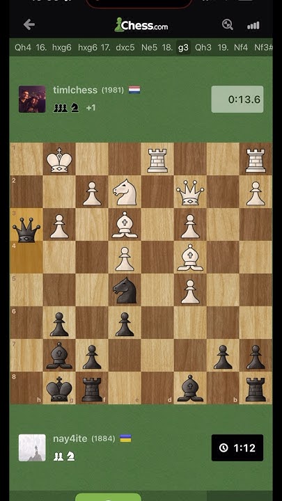 НЕЖДАНЧИК))) Мат конем и ферзем #шахматы #chess #chessgame #checkmate #2025 #games #gaming - YouTube