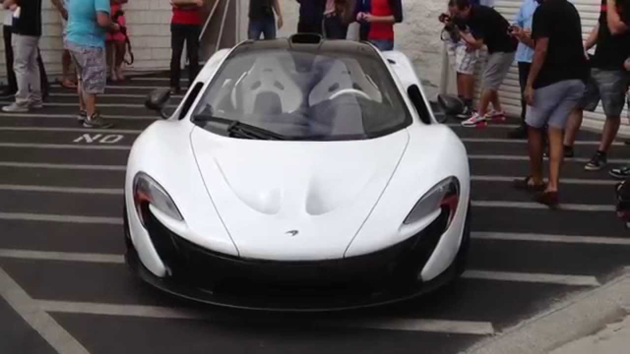 Manny Khoshbins White MK Edition P1 at Lambo NB - YouTube