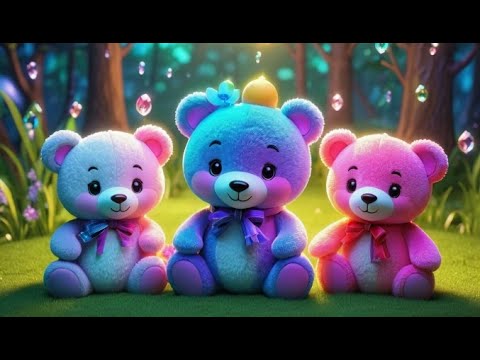 Three Teddy Bears Learn the Weather + More Nursery Rhymes & Kids Songs ...
