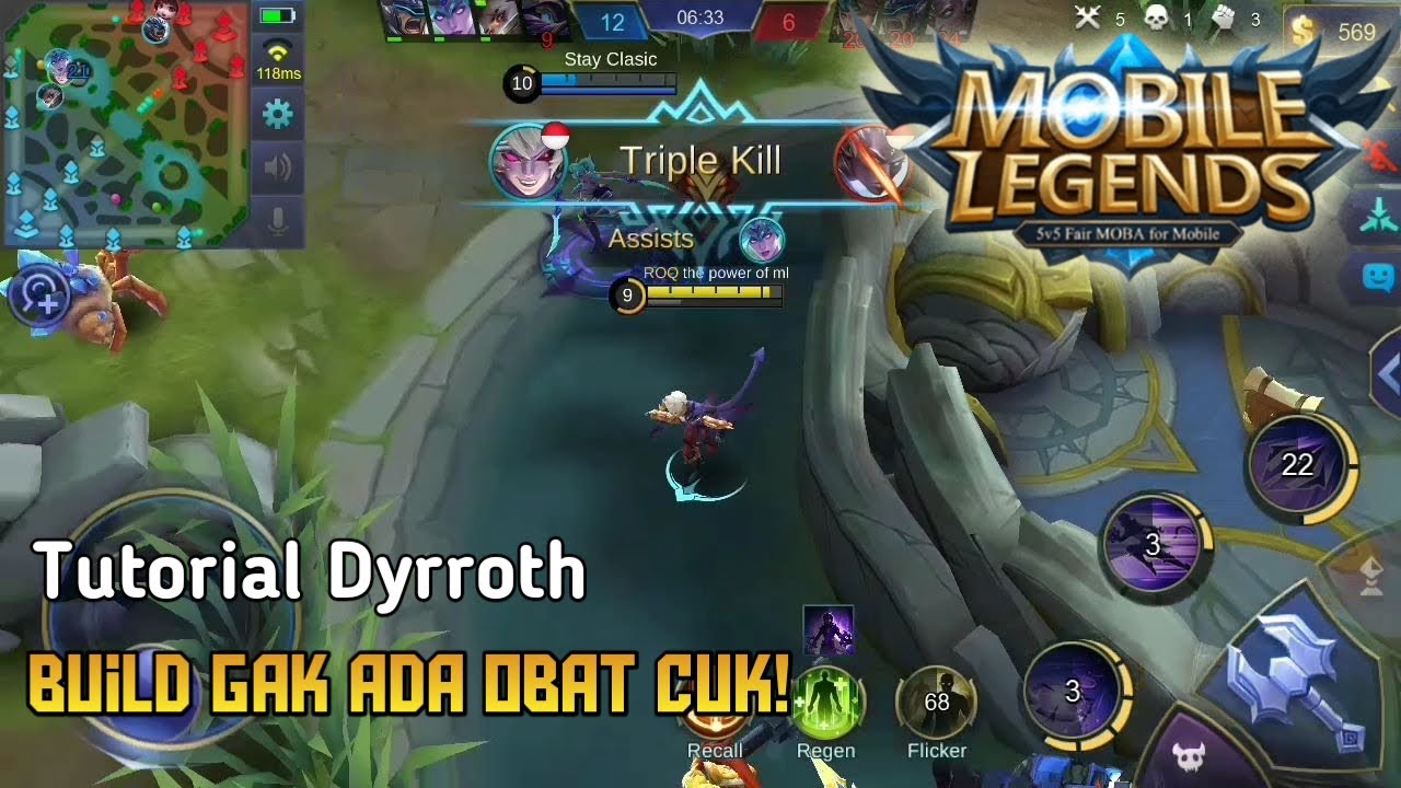 Tutorial Dyrroth - Mobile legends - YouTube