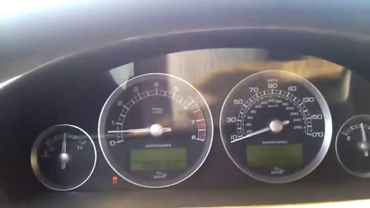 Jaguar S Type R STR - 0 - 100 MPH - YouTube