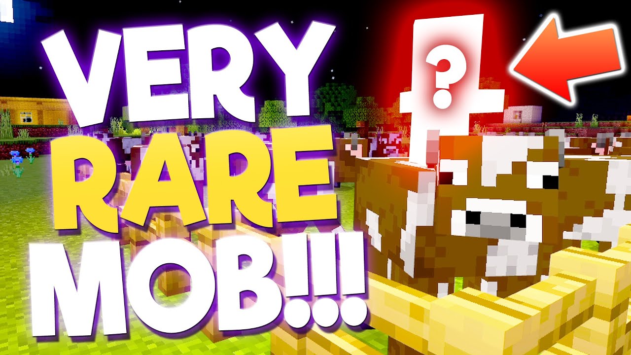 Rare Mob Steals My Cow in Minecraft! - YouTube