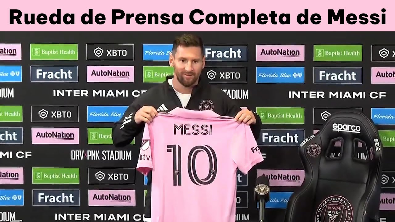 Messi Full Press Conference en Espanol | Rueda de Prensa Completa de ...