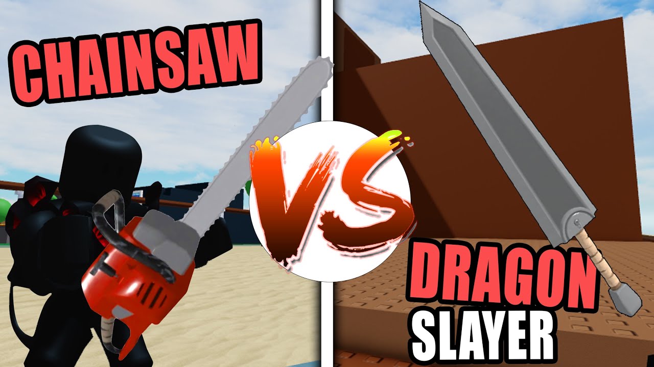 Combat Warriors Chainsaw vs Dragon Slayer... (Roblox) - YouTube