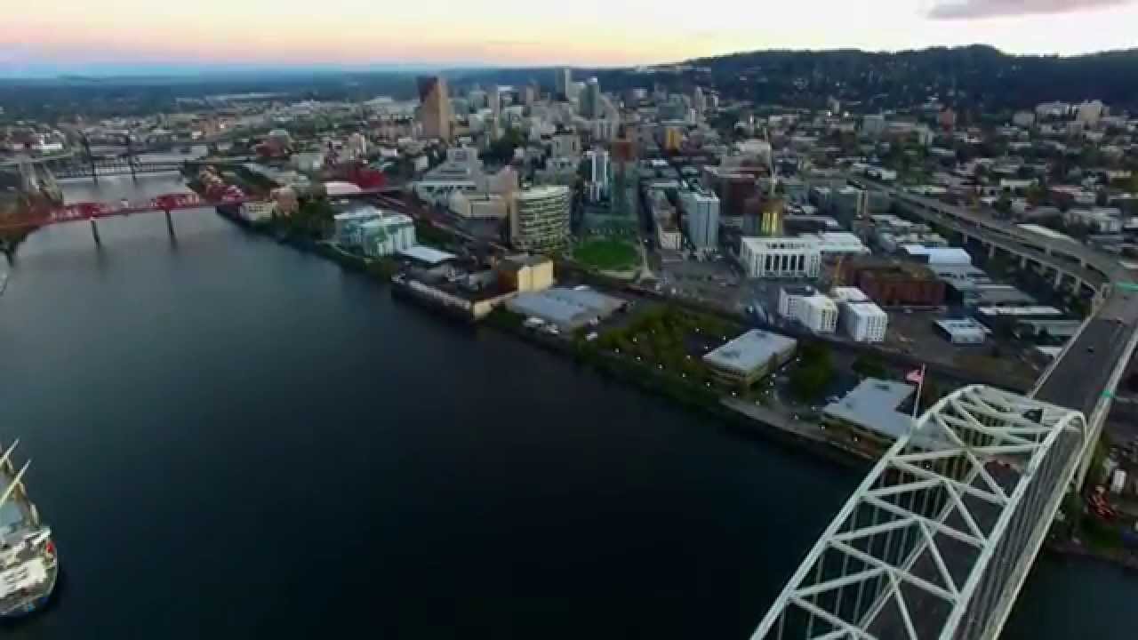 Phantom 3: Flying Over Portland in 4K! - YouTube