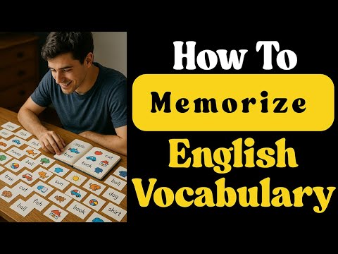 How To Memorize English Vocabulary Using Visual Associations - Learn ...