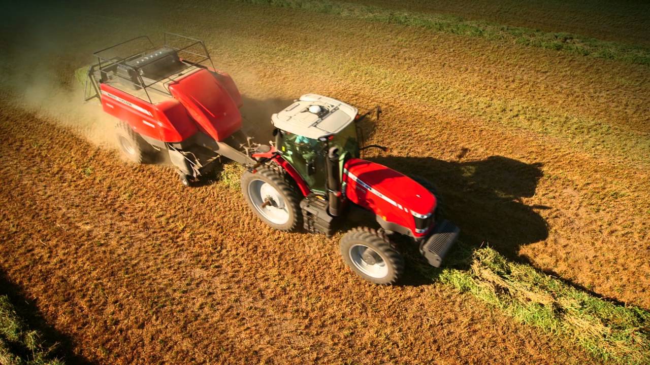 Hesston by Massey Ferguson Commercial Hay Equipment - YouTube