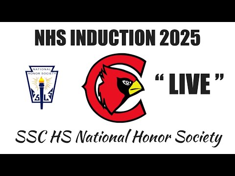 SSC HS 2025 NHS Induction Ceremony on April 16th at 7pm - YouTube
