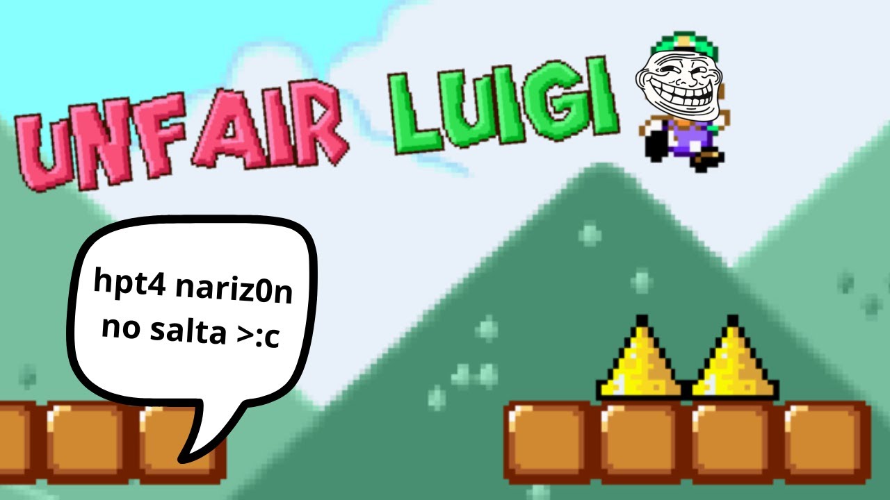 unfair Mario??? naahhh | UNFAIR LUIGI | SmPlays - YouTube