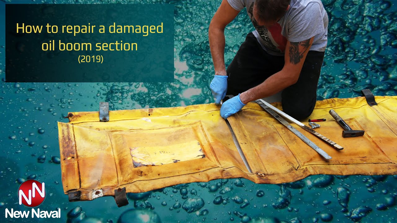 Oil Boom Repair - YouTube