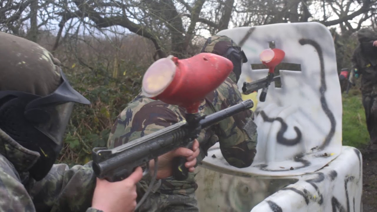 Falmouth Marine School Paintball 2017 - YouTube