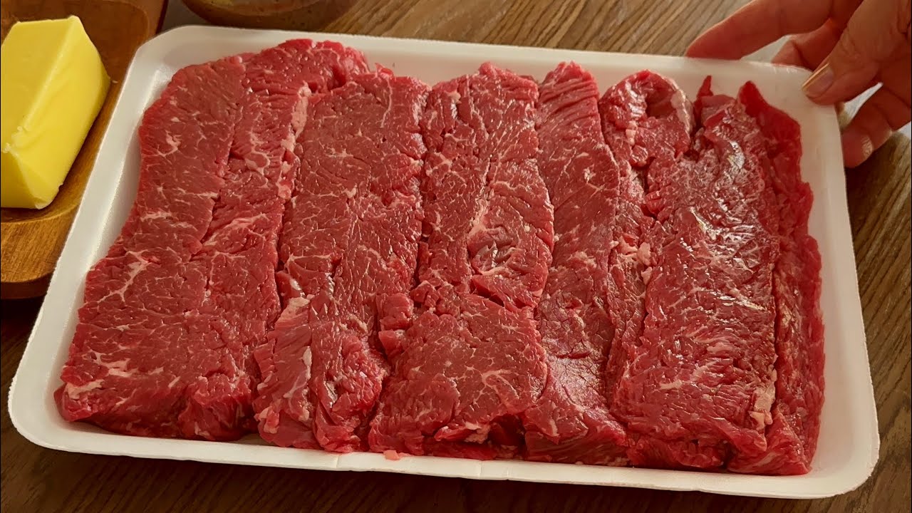 Das zarteste Rindfleisch! 5 Minuten und das ganze Geheimnis. Leckeres ...