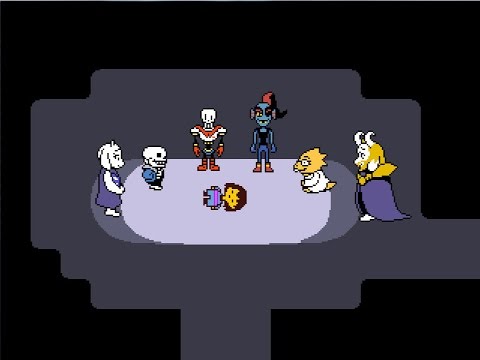 Undertale Talking To Everyone After Final Boss - YouTube