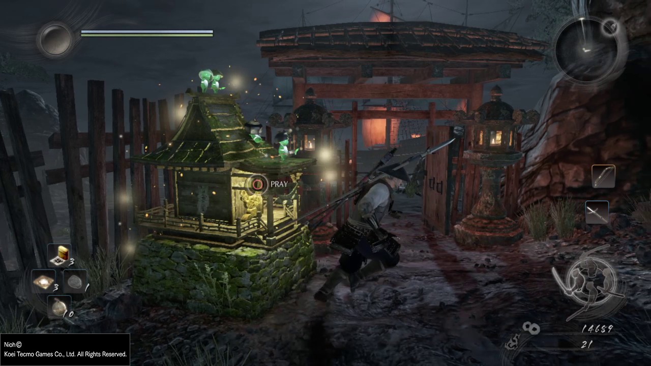 Nioh! FIRST real boss fight of the game!! - YouTube