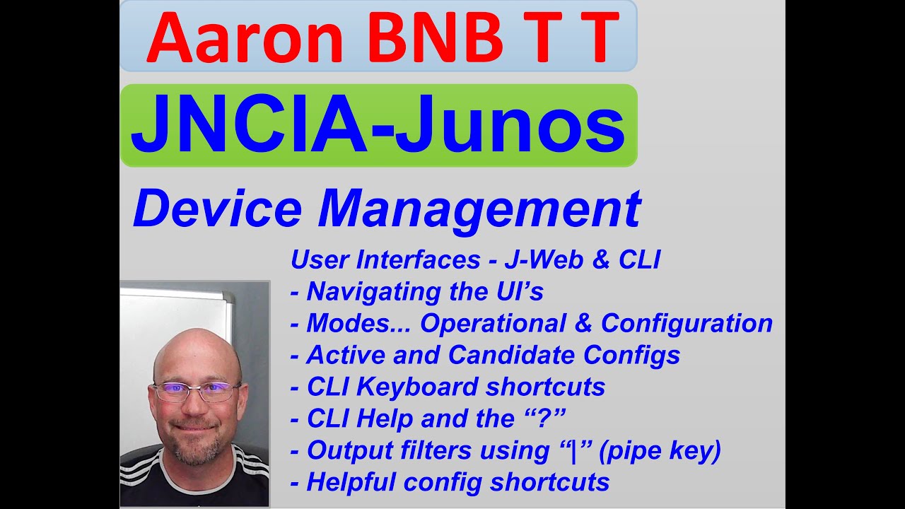 jncia-junos - device management - YouTube