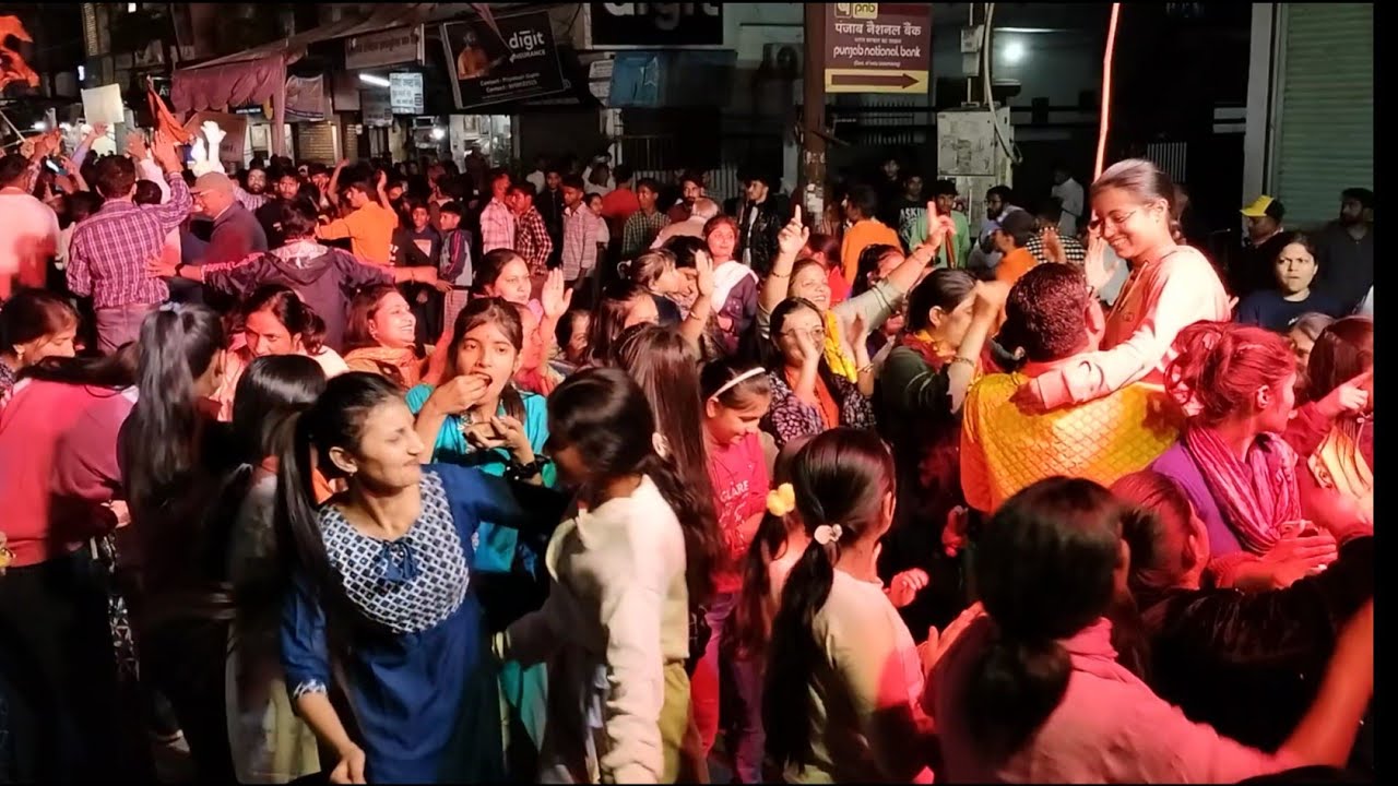 Shobha Yatra Ram Navavi Live 2023 Santan Dharam Mandir Vikash nager ...