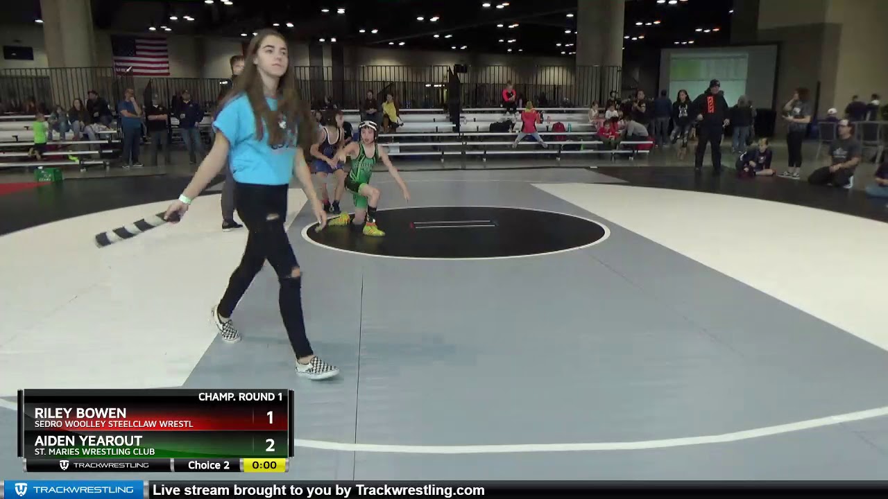 Intermediate 77 Aiden Yearout St. Maries Wrestling Club Vs Riley Bowen ...