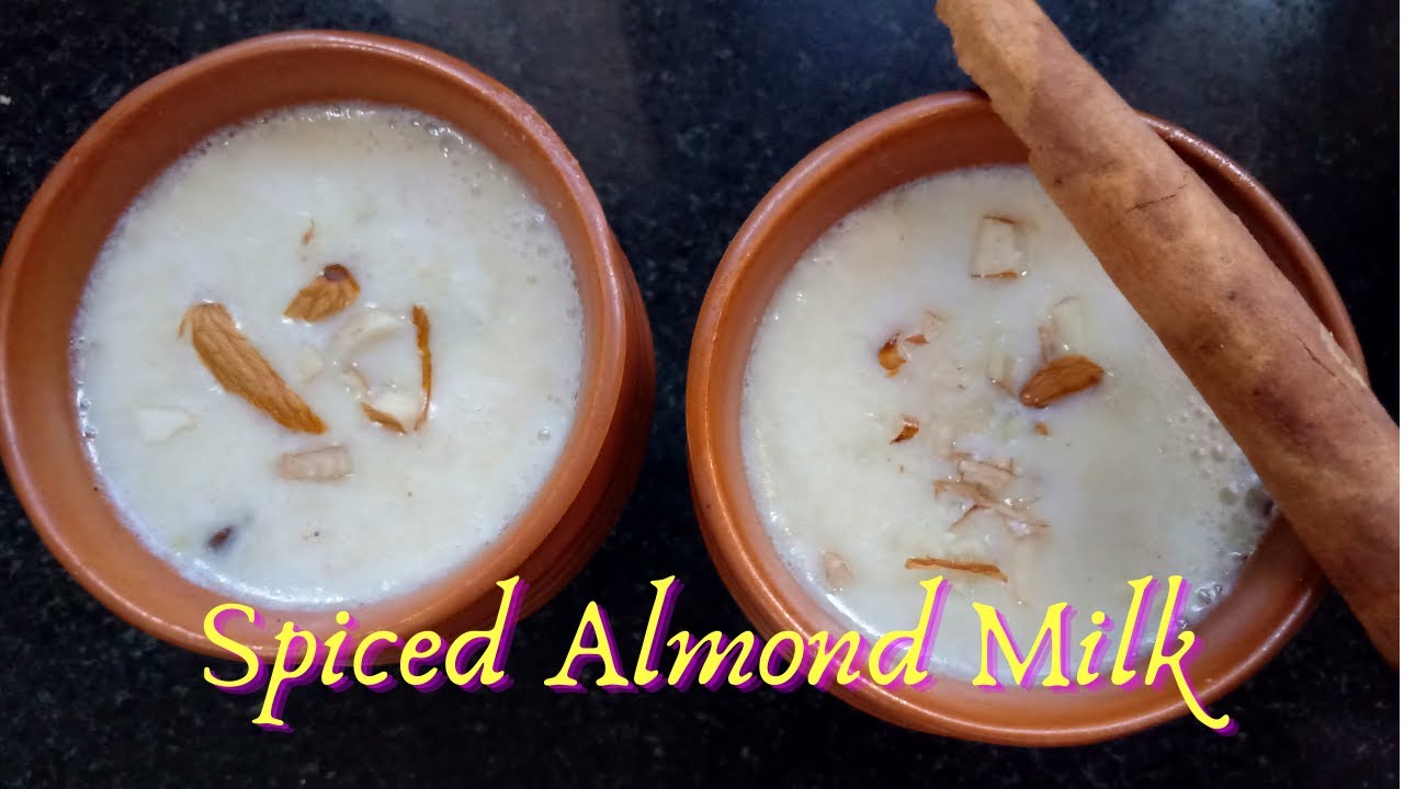 Spiced Almond Milk | Badam Dudh | The perfect hot drink for winters ...