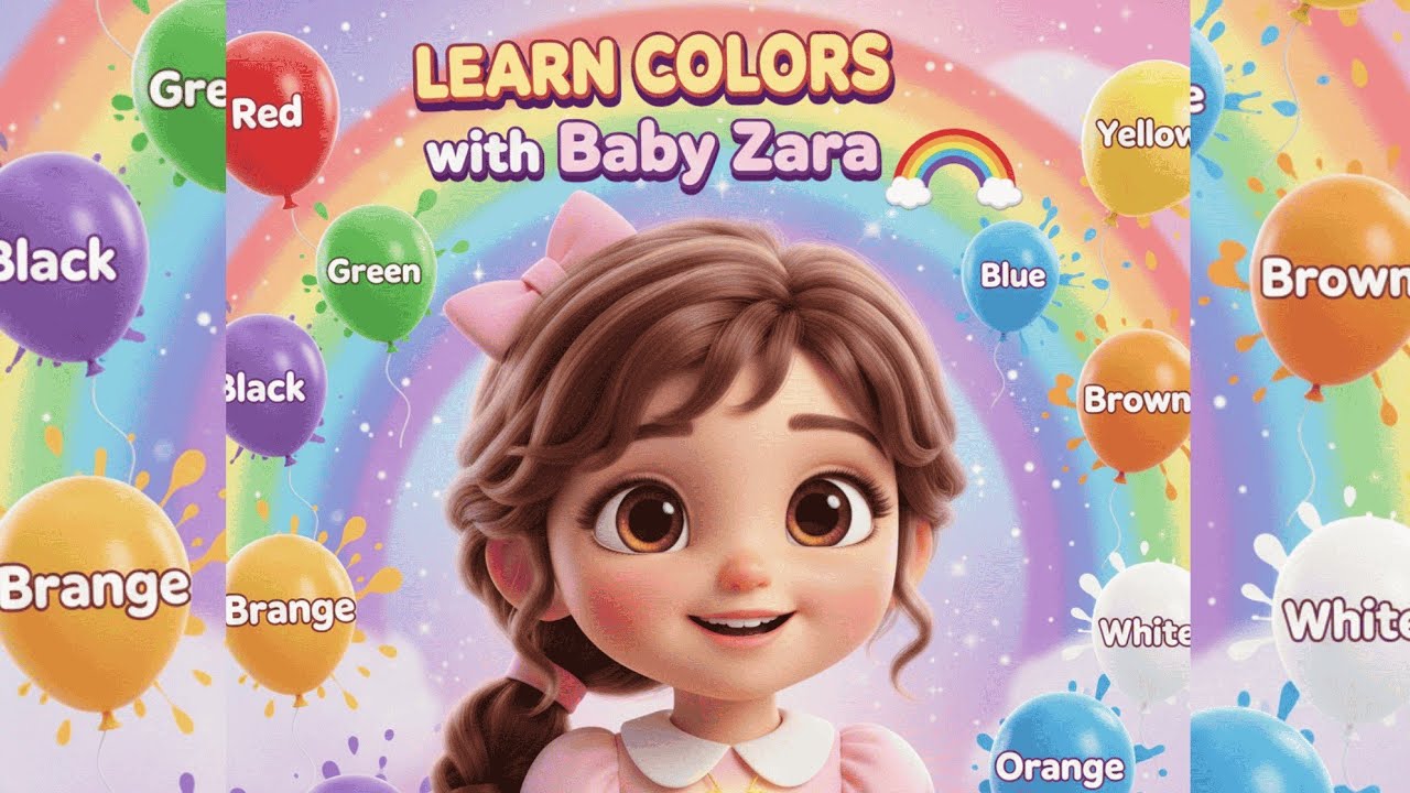 Learn Colors with Baby Zara 🌈 | Fun Learning for Kids| #cooandpoo | # ...