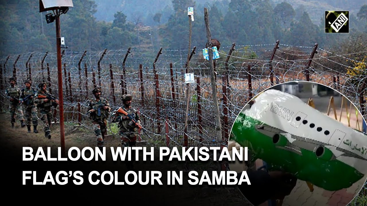 J&K: Aircraft-shaped balloon with Pakistani flag’s colour found in ...