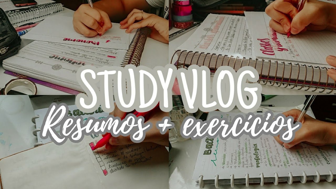 STUDY VLOG #4 * quase 25 minutos de study vlog* - YouTube
