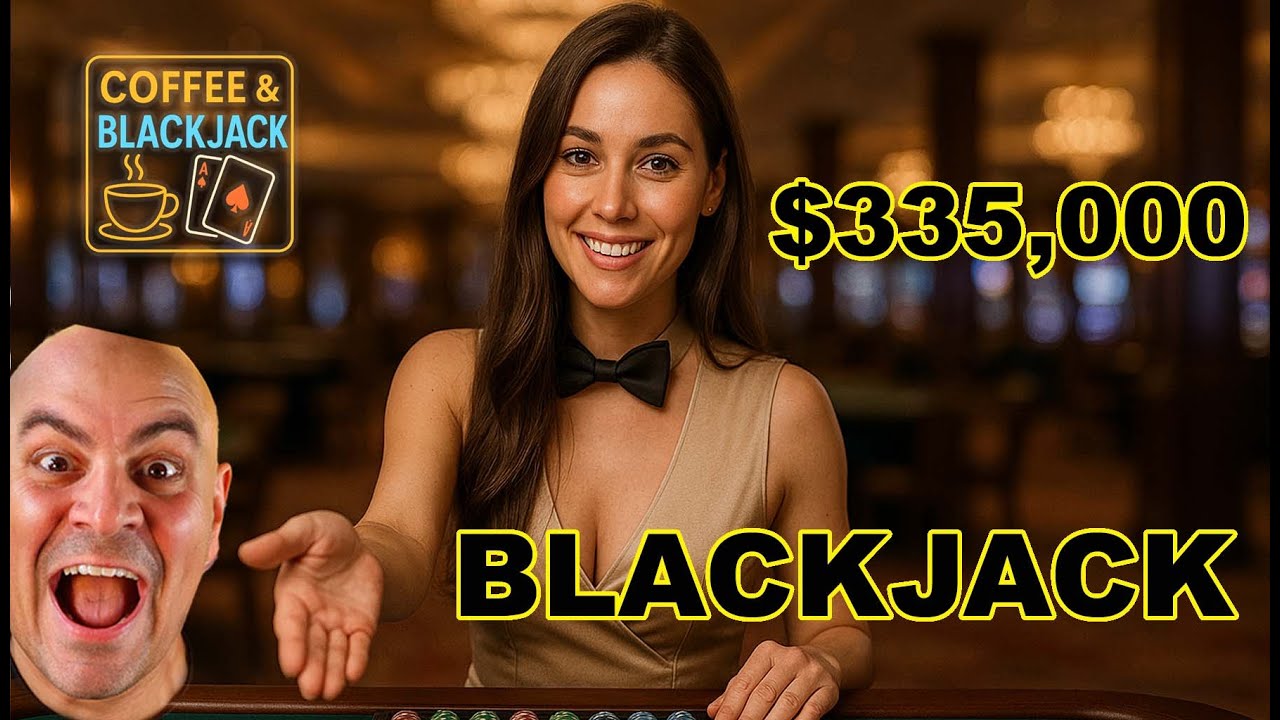 $325,000 Blackjack Massive Friday - Coffee and Blackjack - YouTube