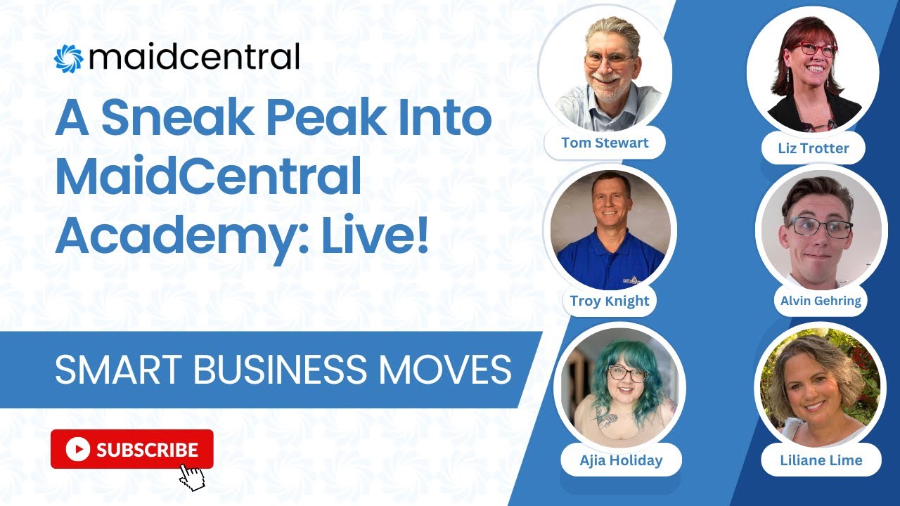 A Sneak Peak Into MaidCentral Academy: Live! - YouTube