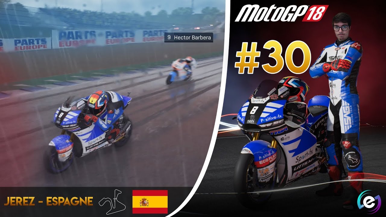 MotoGP 18 Carrière #30 - Le stress, LE STRESS !! - YouTube