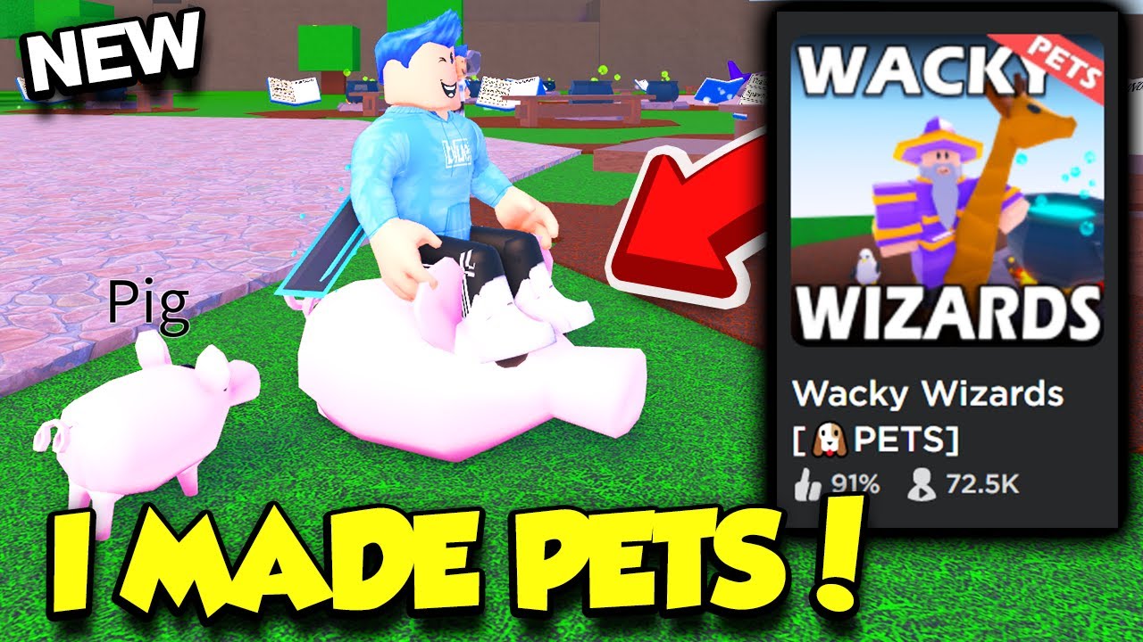 I Got A PET TAG In Wacky Wizards And Created INSANE PETS And MOUNTS ...