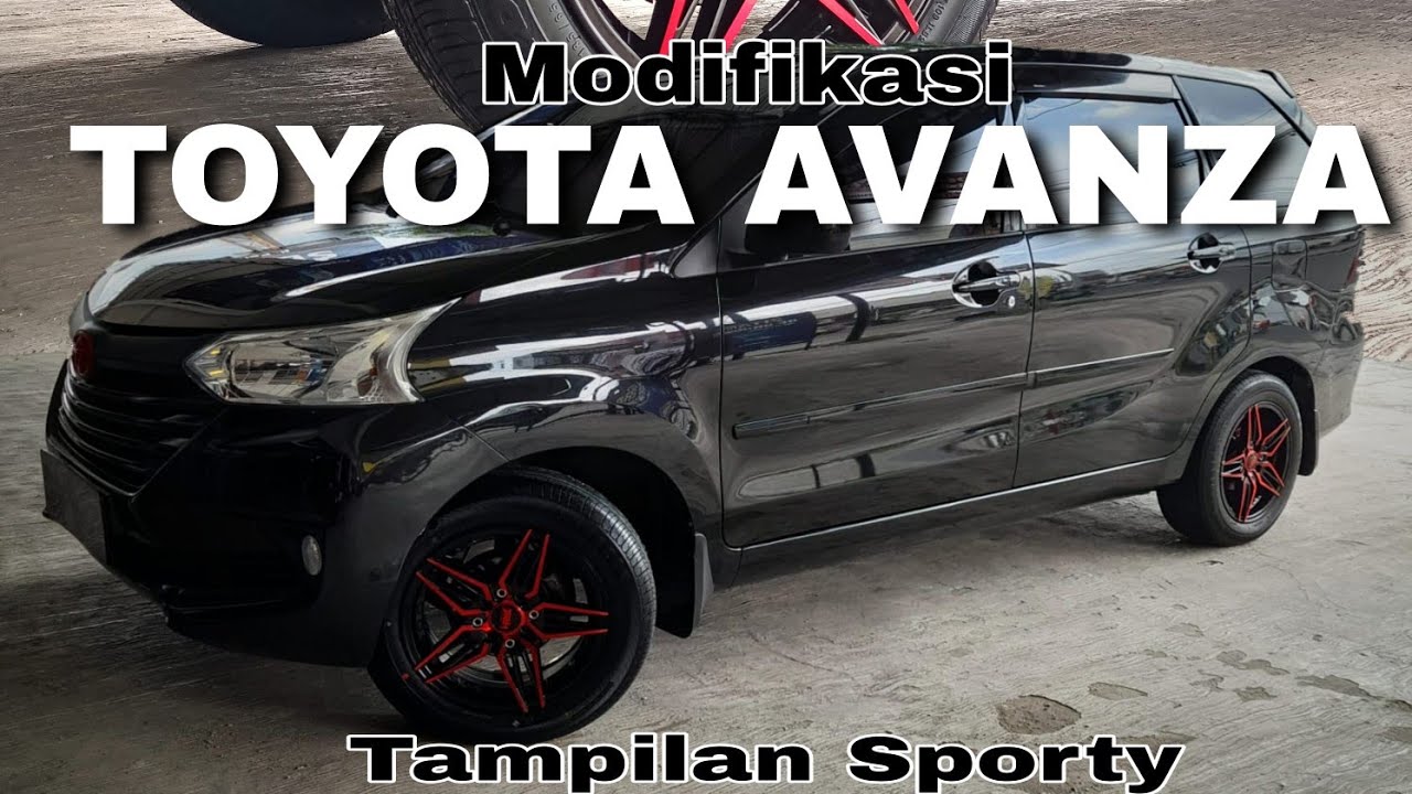 Modifikasi Toyota Avanza Tampil Sporty Pake Velg Racing Dari HSR Wheel ...