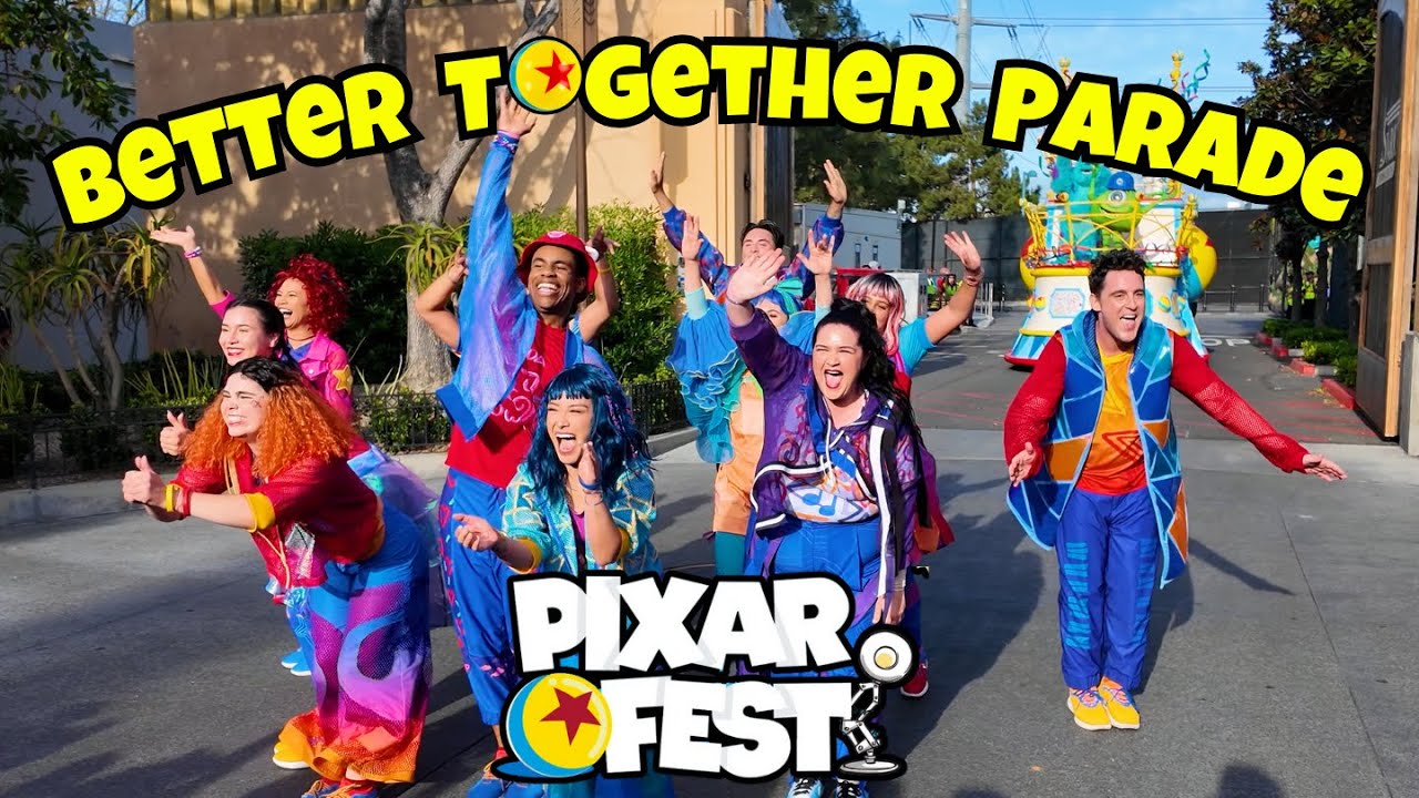 Better Together Parade 2024 Bonus Finale Dance Disneyland California ...