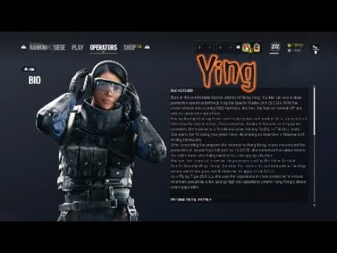 Rainbow Six Siege - Ying: Siu Mei Lin - YouTube
