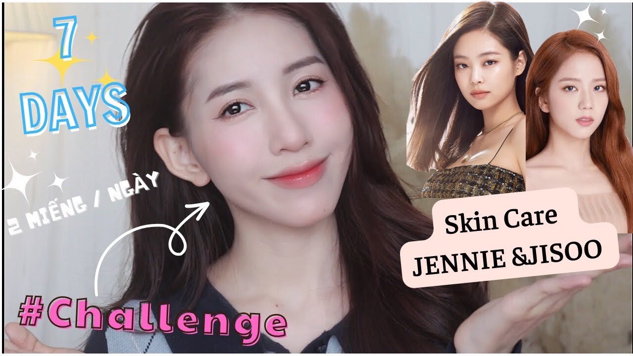 7 days glass skin challenge | 7 ngày skin care DA CĂNG BÓNG như JISOO ...