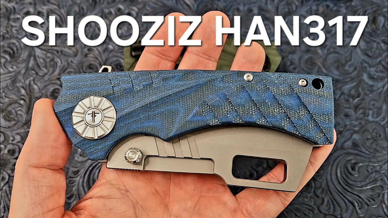 Best BUDGET overbuilt FOLDER? - Shooziz HAN317 Folding Cleaver #knife # ...
