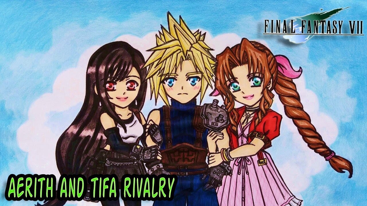 Final Fantasy 7 (Original) Tifa vs Aerith | Jealous Rivalry Over Cloud ...