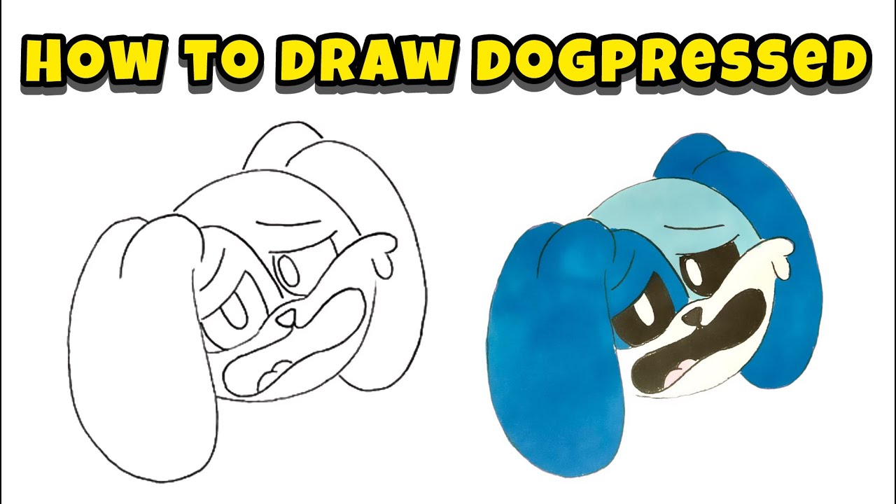 How to Draw DogPressed from Poppy Playtime: Colorful Guided Tutorial ...