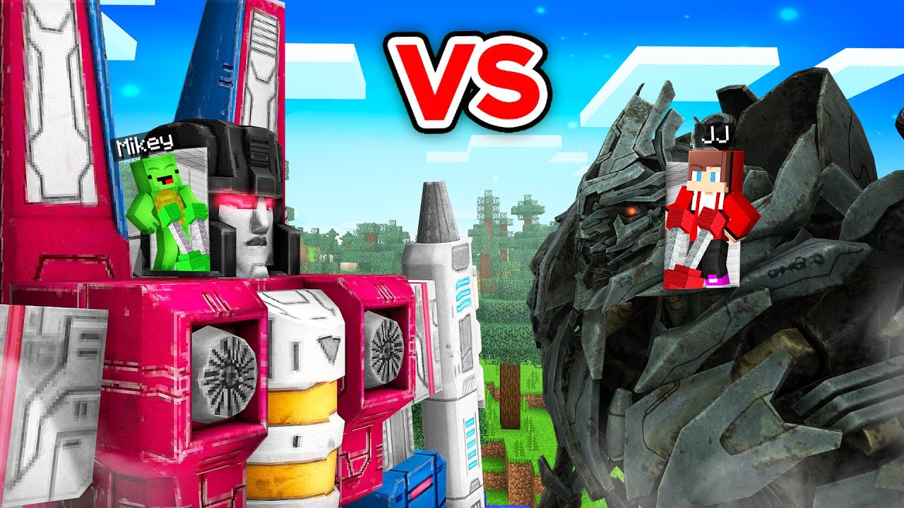 JJ's Megatron vs Starscream Mikey's Transformers Survive Battle in ...