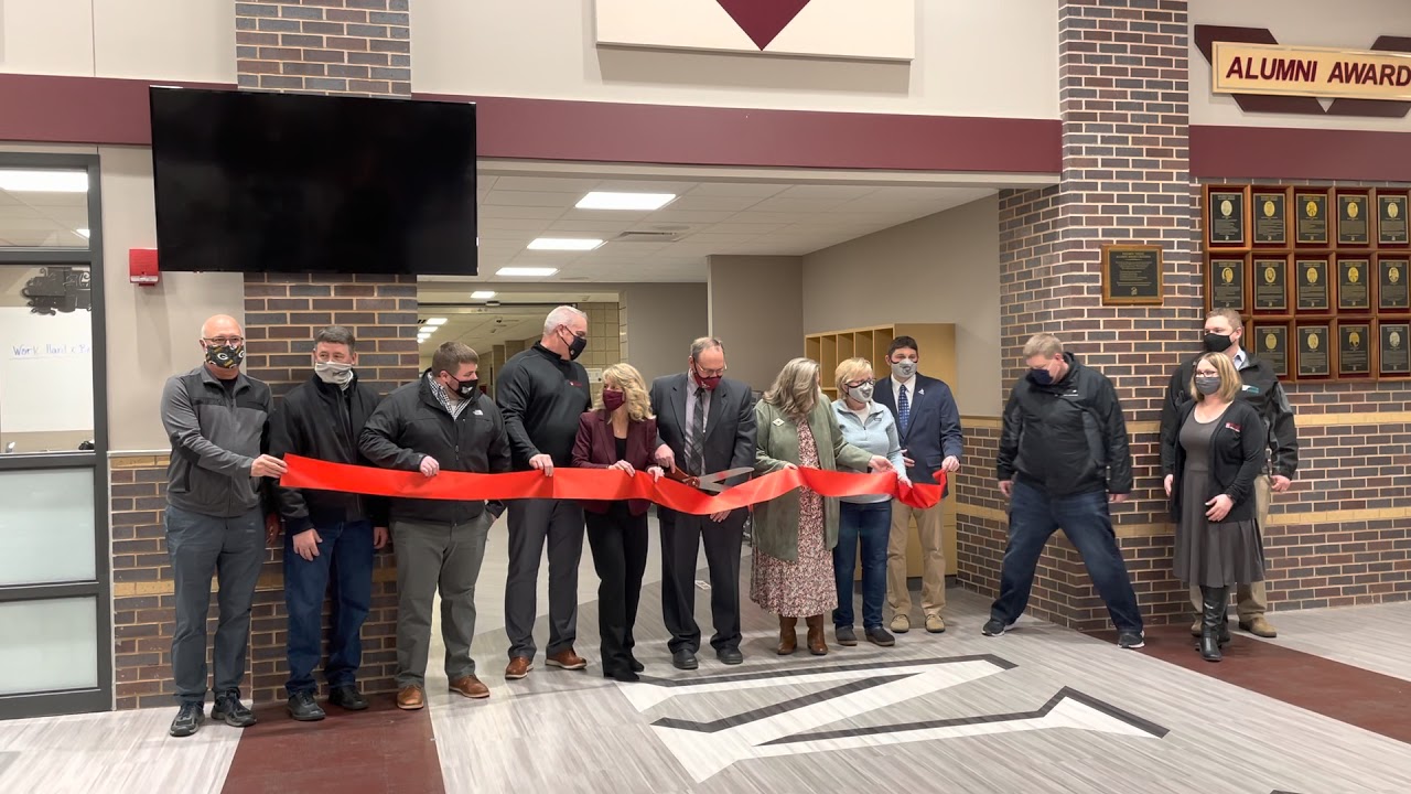 Holmen High School Ribbon Cutting 2/21/2021 - YouTube