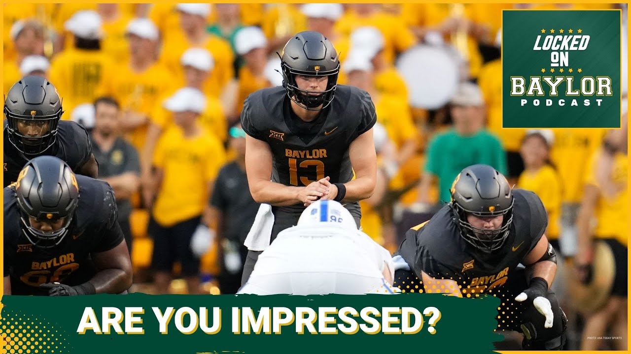 Baylor Quarterback Sawyer Robertson SHINES In Air Force Rout! | Baylor ...