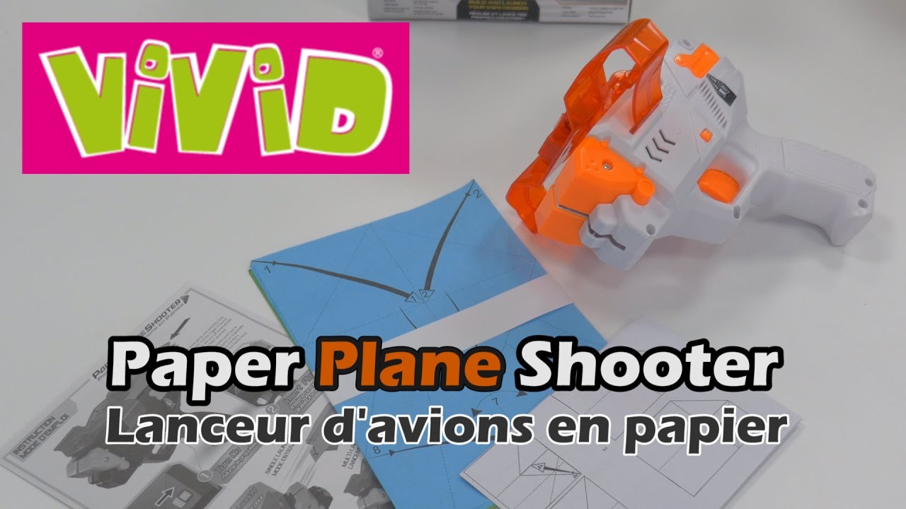 Paper Plane Shooter - Démo du lanceur d'avions en papier - YouTube